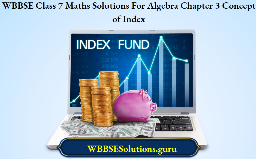 WBBSE Class 7 Maths Solutions For Algebra Chapter 3 Concept of Index ...